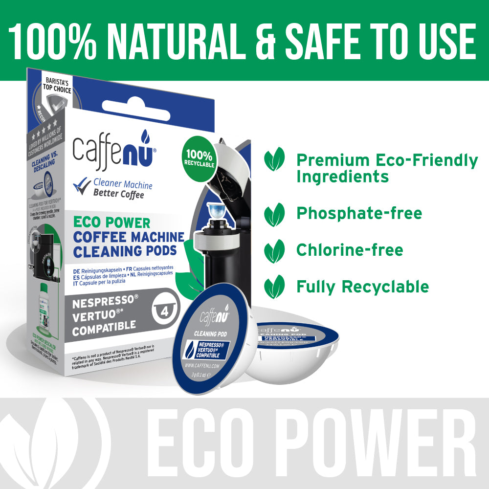 CaffeNu Eco Cleaning Capsules | Clean Inside Your Nespresso Machine ...